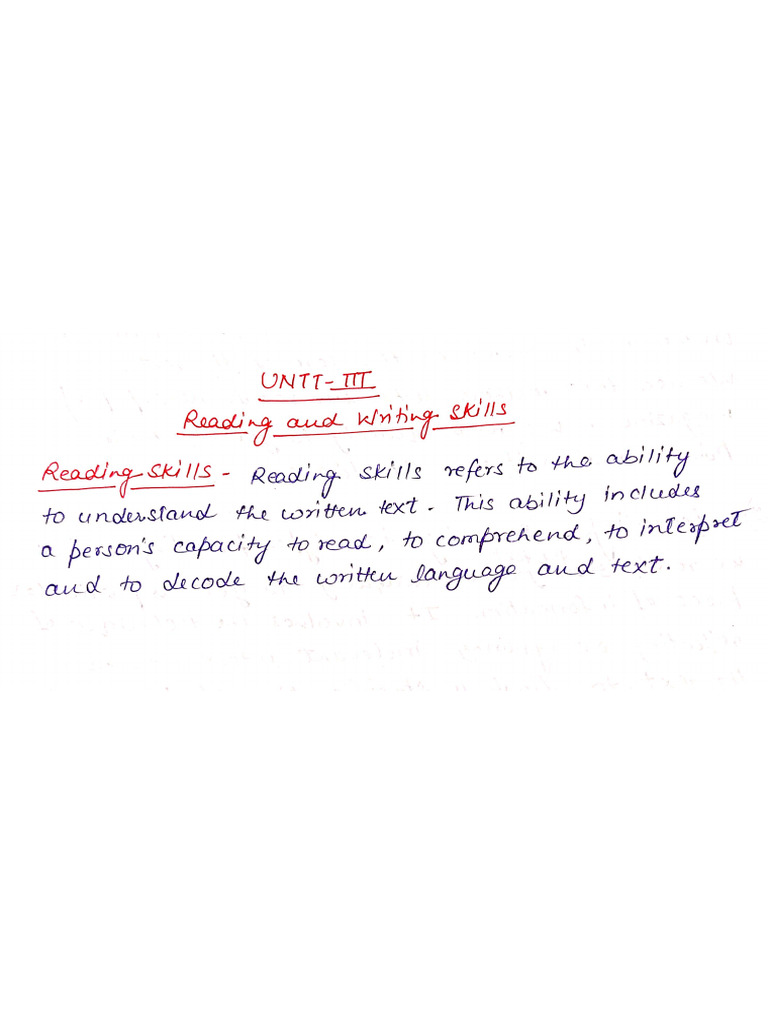 Writing (Unit 3) | PDF
