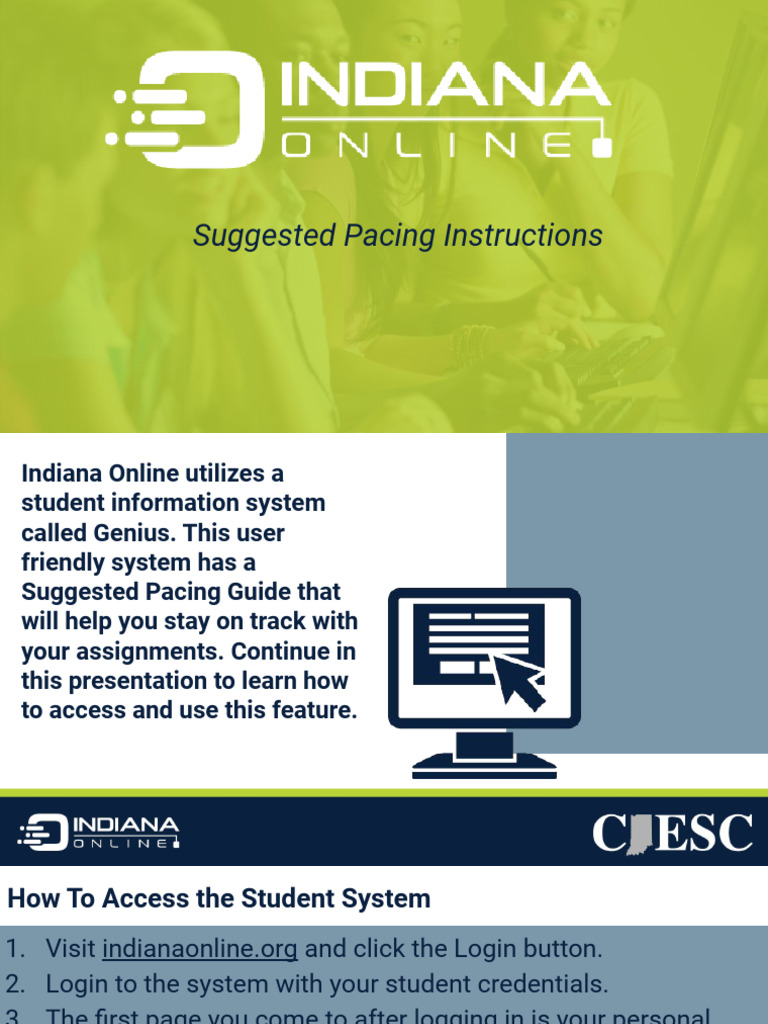 Student Suggested Pacing | PDF