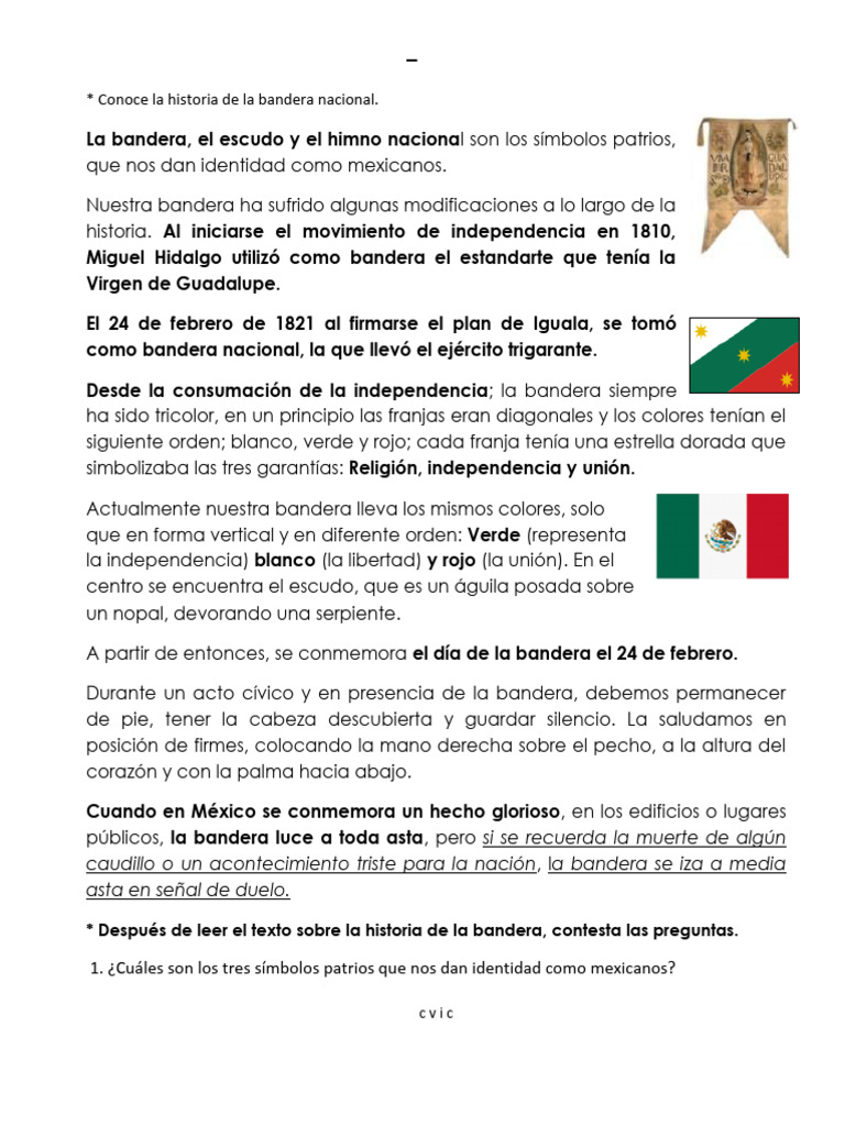La Bandera | PDF | Los símbolos | Bandera
