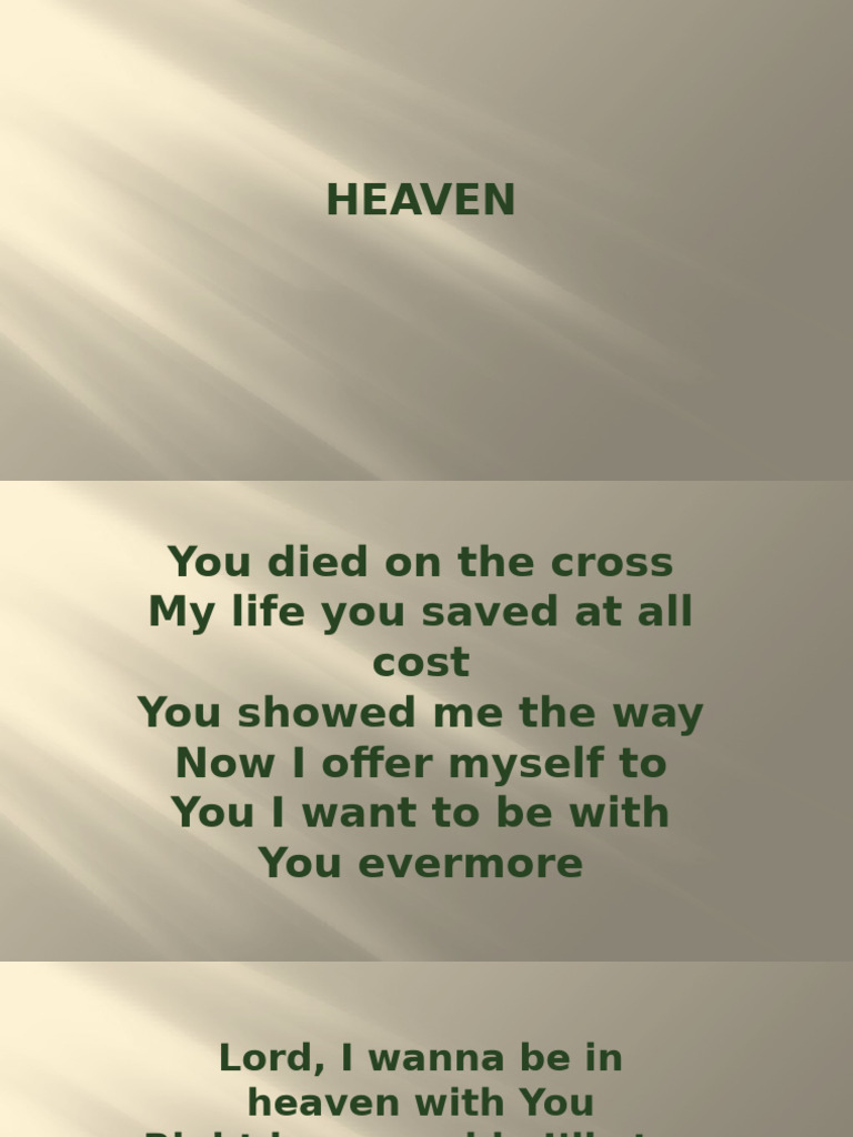 Heaven | PDF