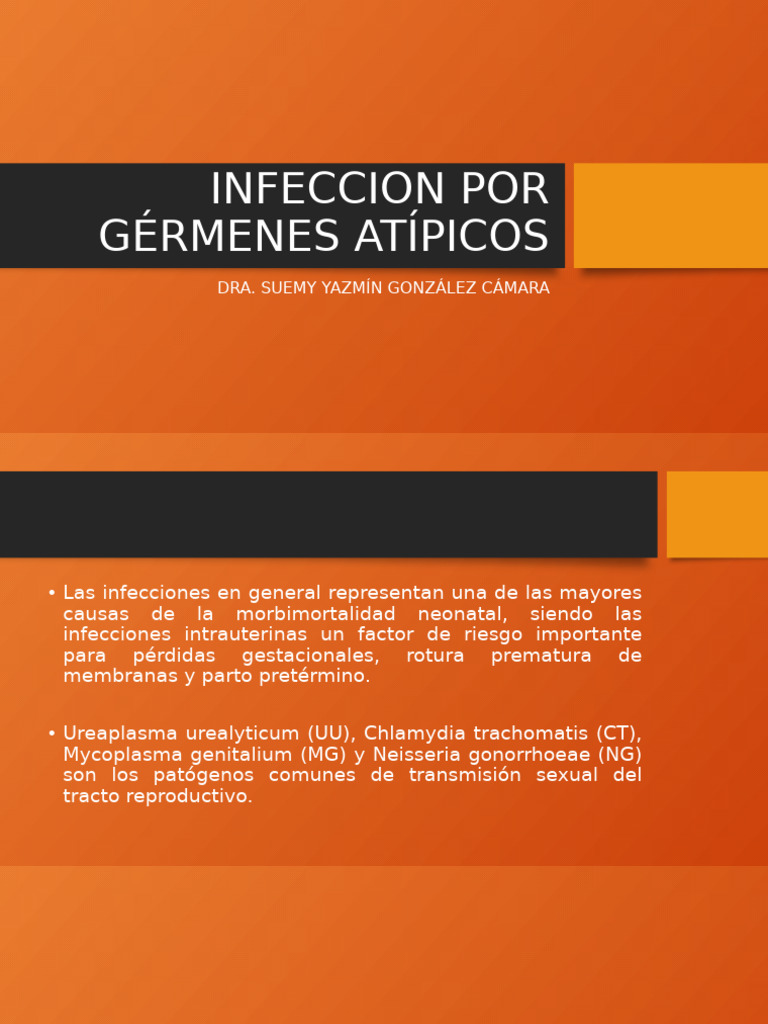 Infecciones Neonatales por Gérmenes Atípicos | PDF | Enfermedades y ...