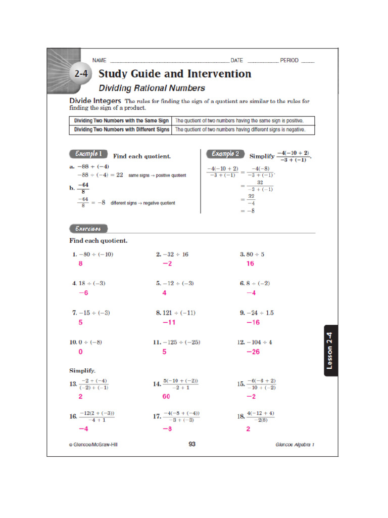 Class 3 Answer Keys | PDF