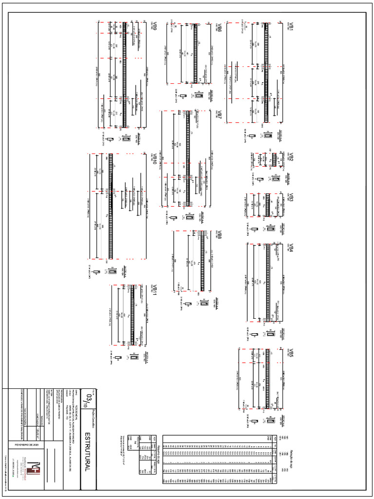 03-Vigas Do Pavimento Baldrame. | PDF