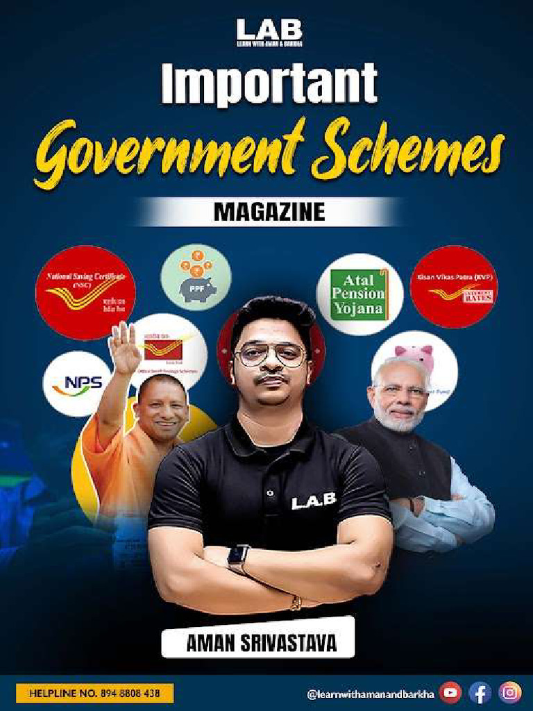 Government Schemes for Rural Development | PDF | Economy Of India ...