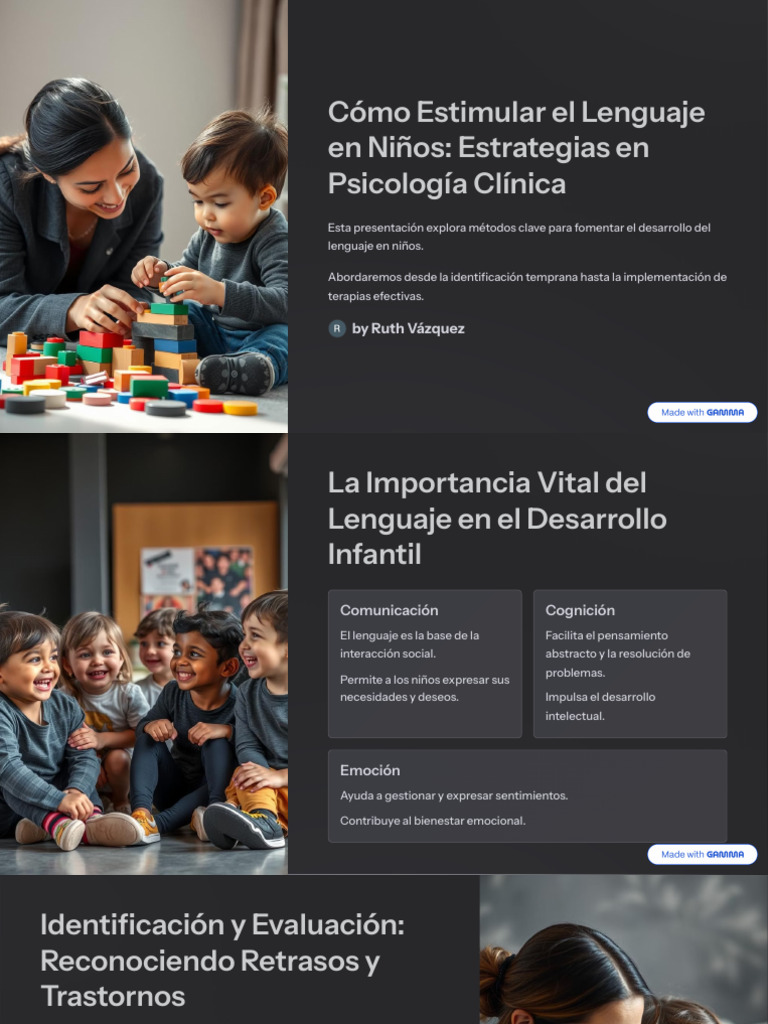 Estrategias para Estimular el Lenguaje Infantil | PDF | Sicología | Autismo