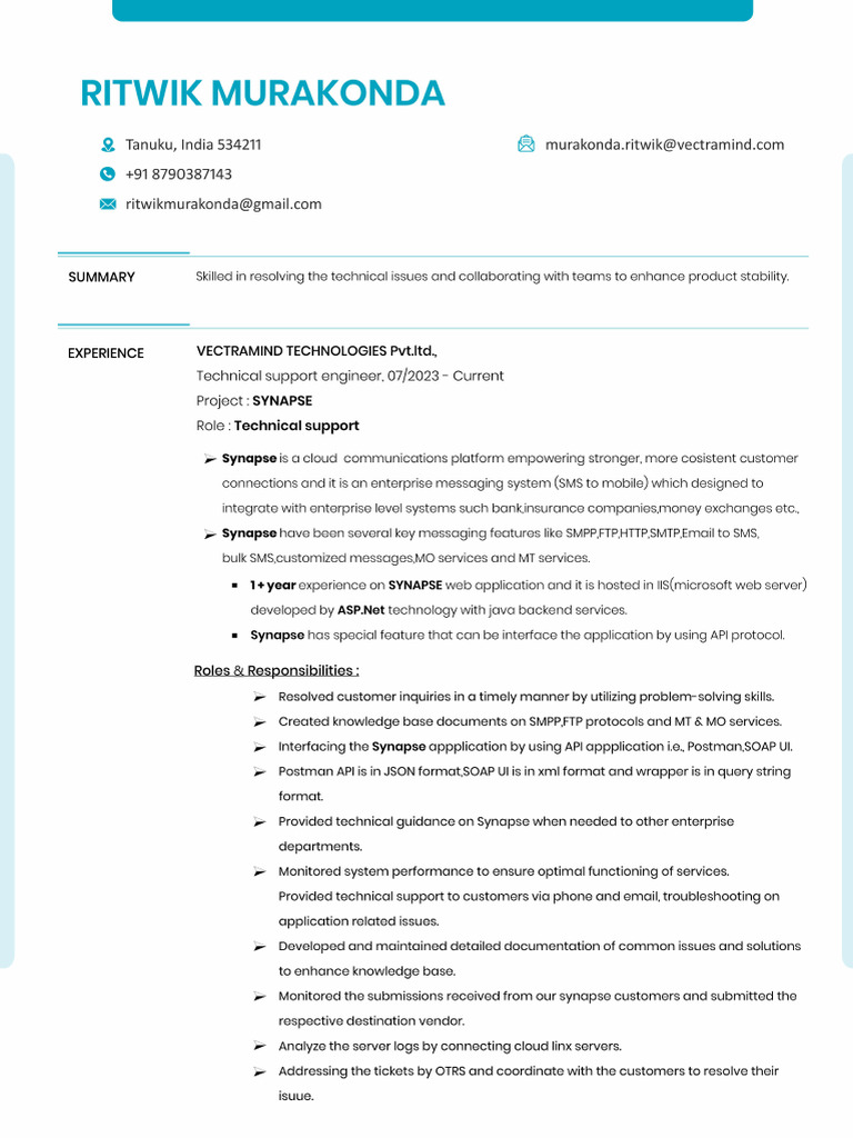 Ritwik Murakonda | PDF