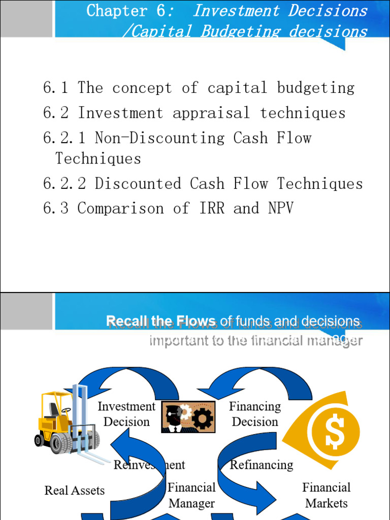 Chapter 6 Capital Budgeting Decisions | PDF | Capital Budgeting | Net Present Value