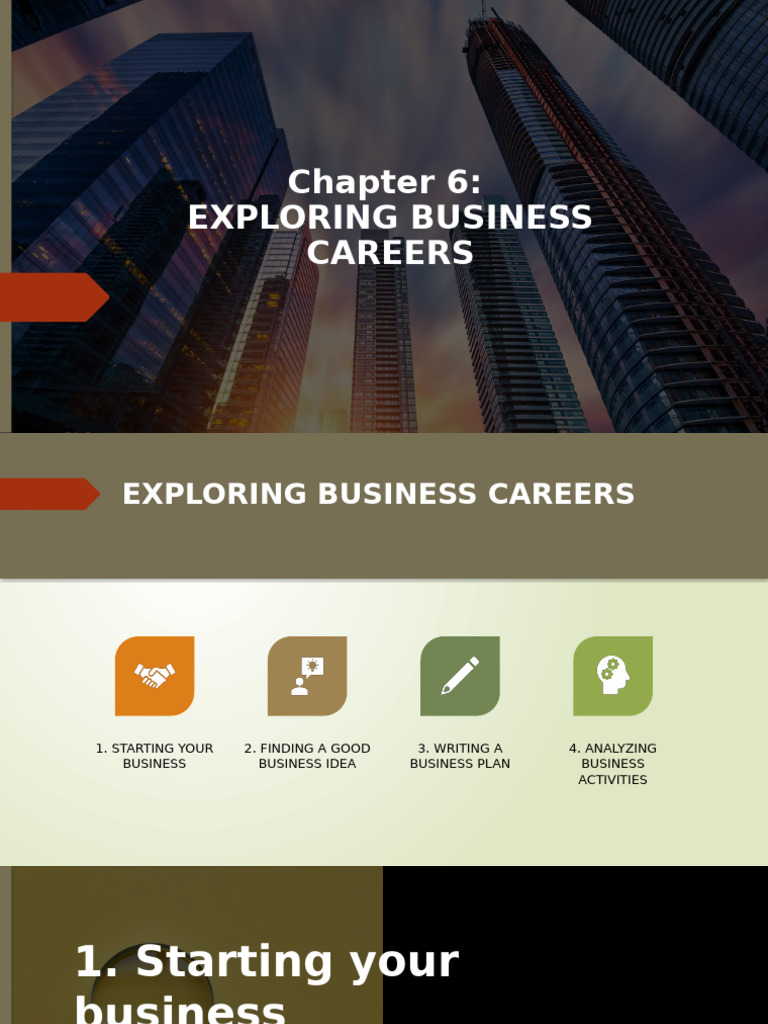 Business Career Planning Guide | PDF | Market Segmentation | Marketing