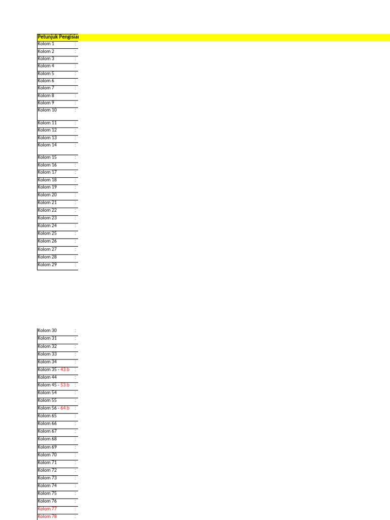 Form 115 Pendataan BUM Desa - BUM Desma - LKD | PDF