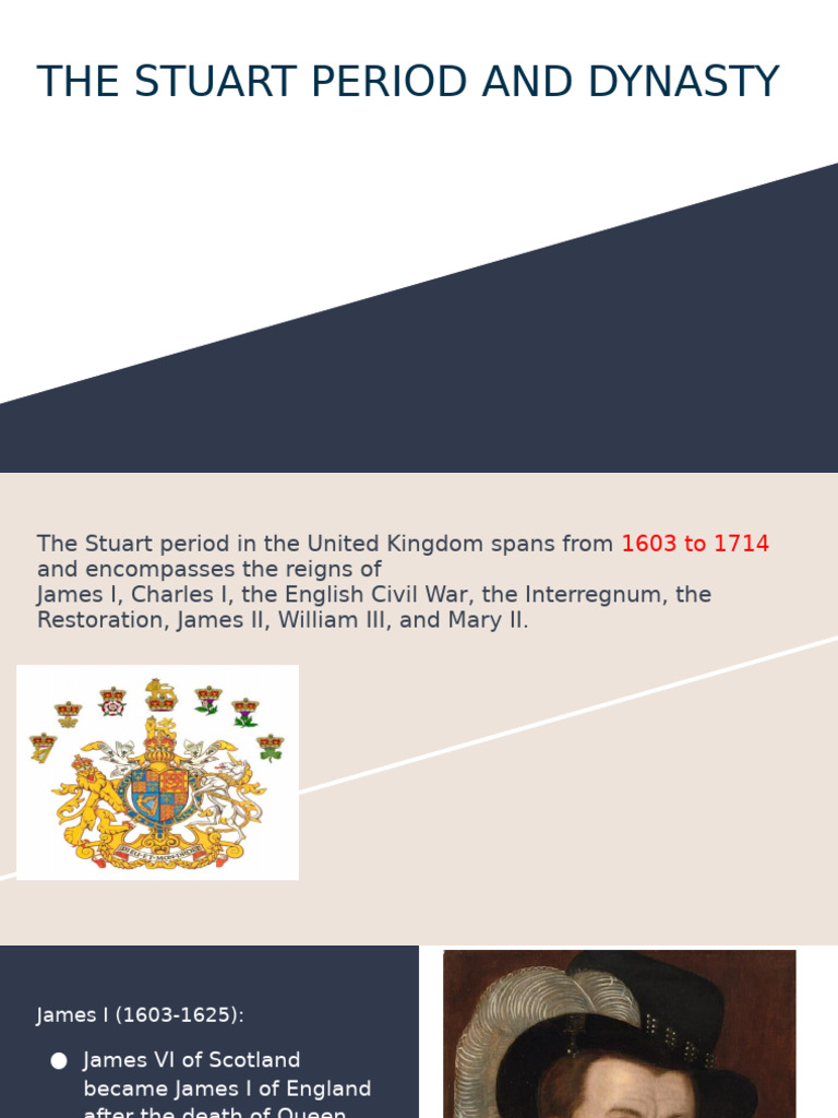 Overview of the Stuart Dynasty | PDF | Kingdom Of England | Monarchy Of ...