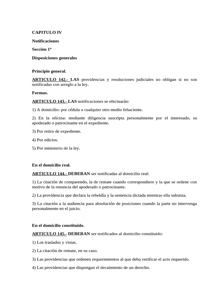 Artículos CPCC para Notificaciones | PDF | Justicia | Crimen y violencia