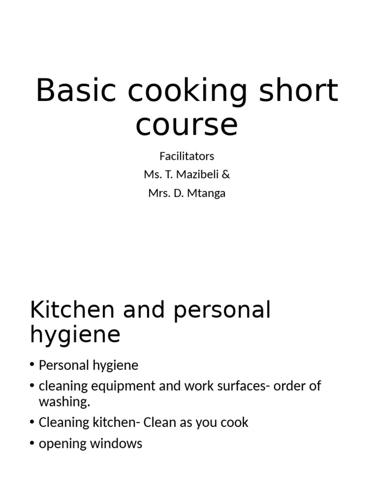 Essential Cooking Principles and Methods | PDF
