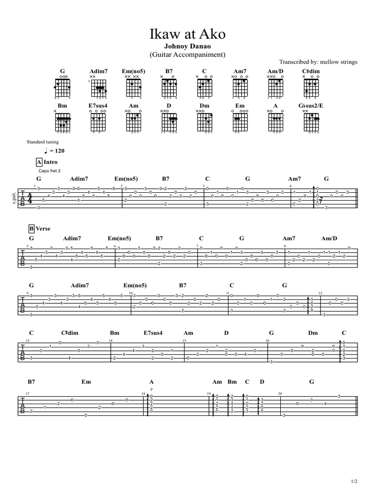 Ikaw at Ako | PDF | Music Technology | European Musical Instruments