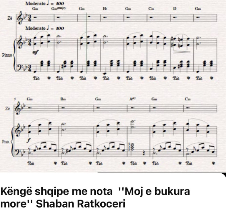 Moderato Ze Piano | PDF