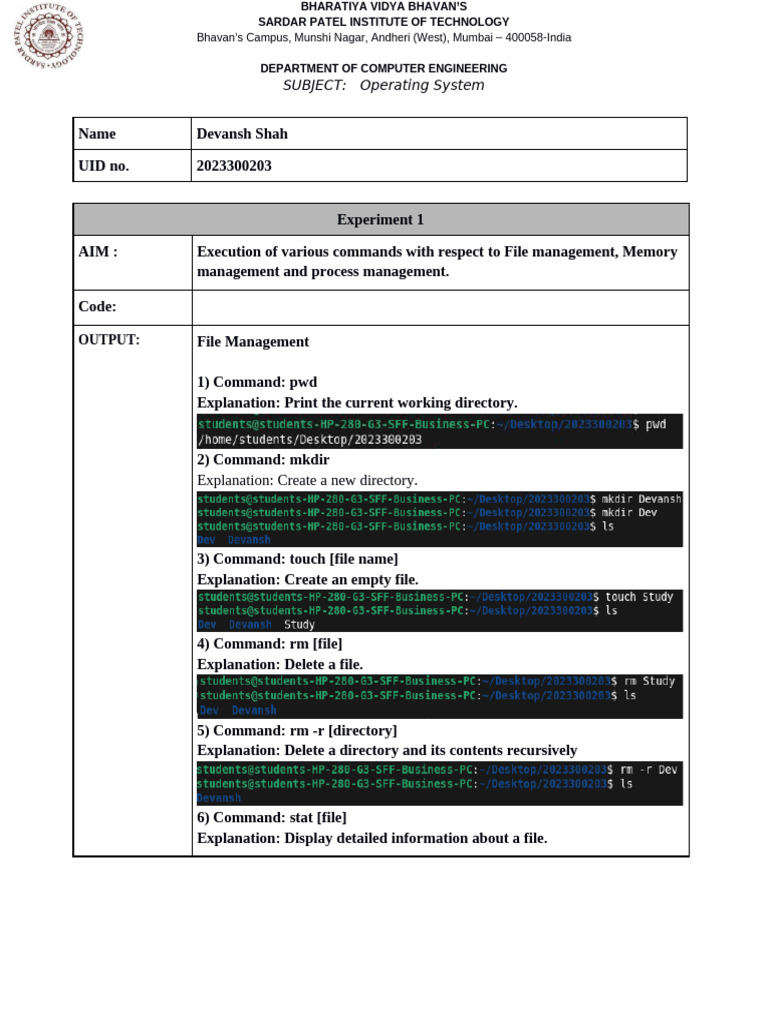 Exp1 Devansh 2023300203 | PDF | Computer Architecture | Computing