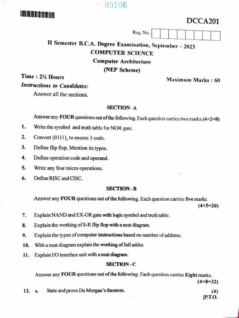 Computer Architecture 2023 | PDF | Computer Engineering | Computer Architecture