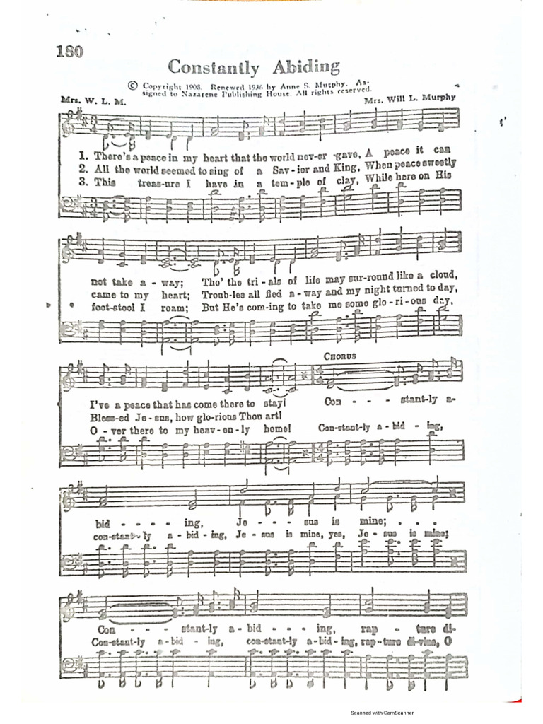 Constantly Abiding | PDF