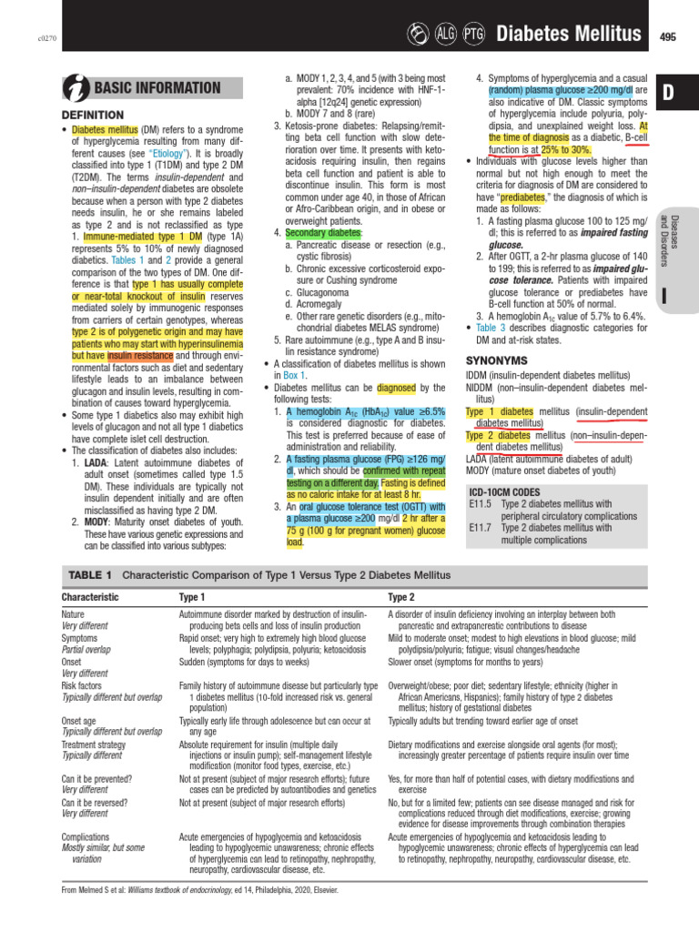 Understanding Diabetes Mellitus Types | PDF | Diabetes | Prediabetes