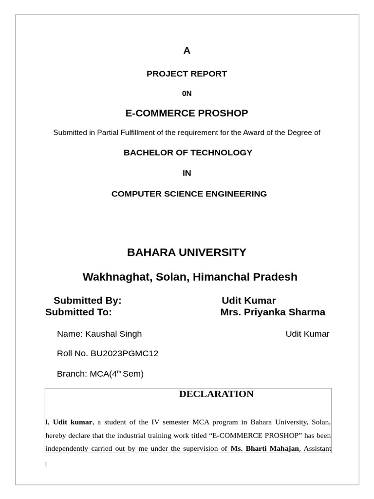 Industrial Project Report 4THsem (1) - For Merge | PDF | Java Script | Web Development