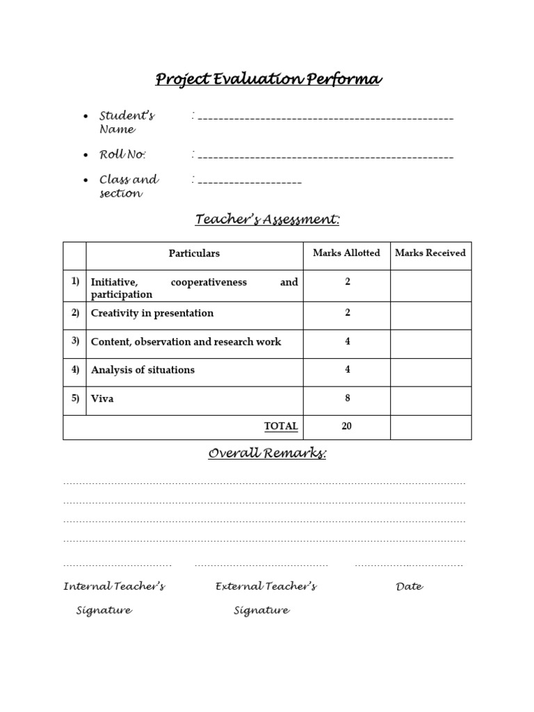 Project Evaluation Performa 241204 143734 | PDF