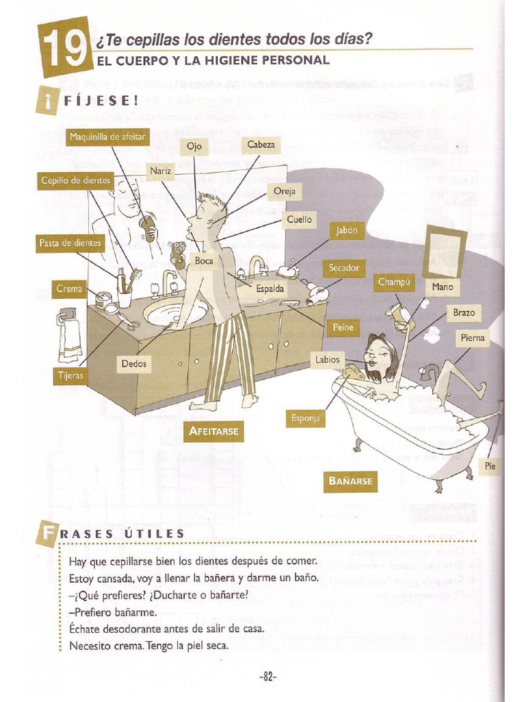 A1 19 - El Cuerpo y La Higiene | PDF
