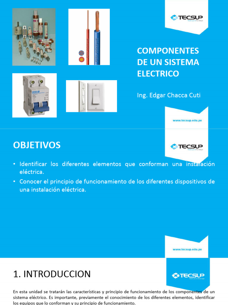 3 - Componentes de Un Sistema Electrico | PDF | Ingenieria Eléctrica ...