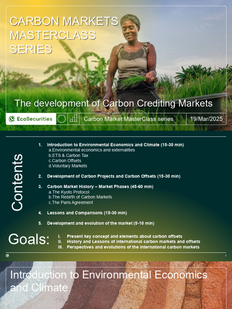 Carbon Markets MasterClass Overview | PDF | Clean Development Mechanism ...