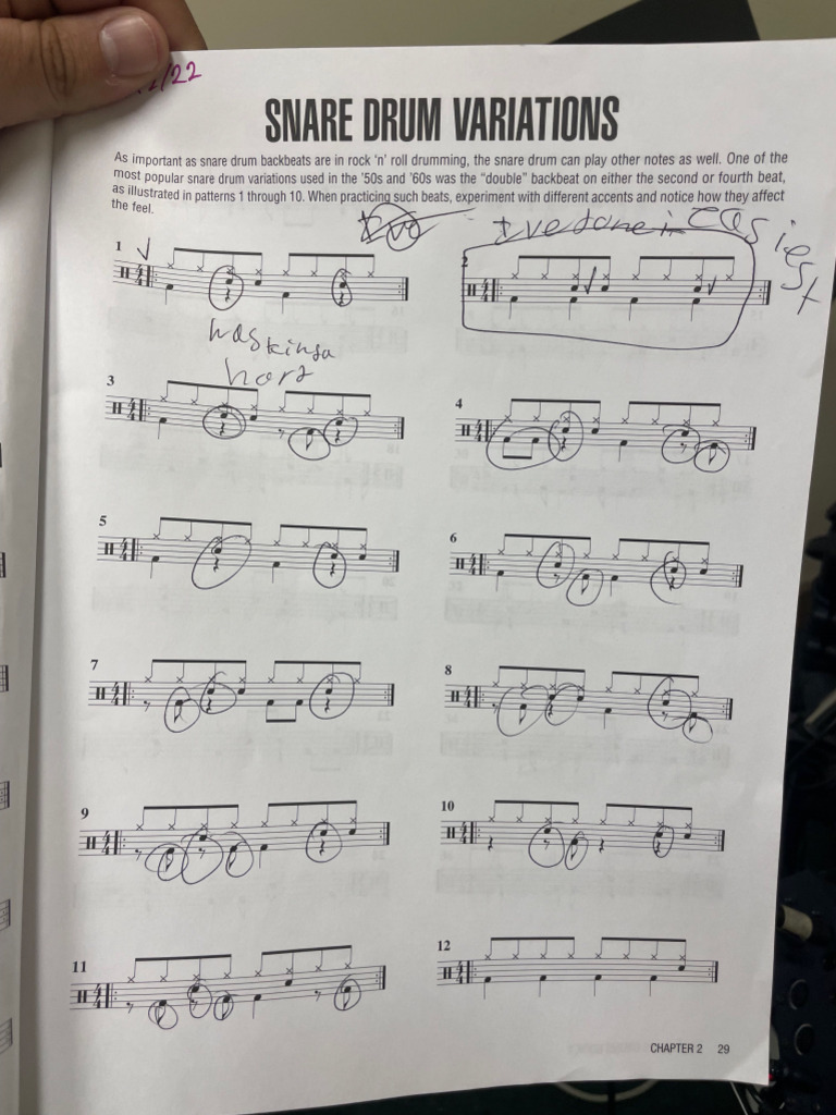 Snare Drum Variations | PDF