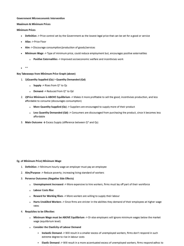 Government Price Controls Explained | PDF | Taxes | Price Elasticity Of ...