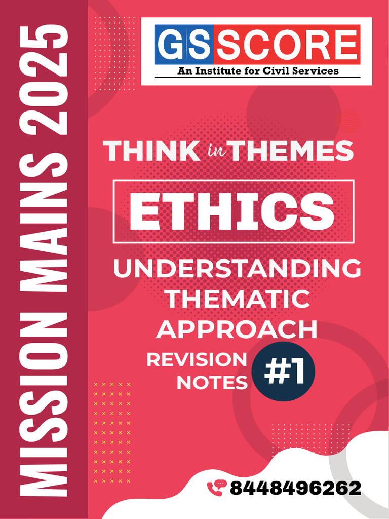 Ethics Handout - 1 - Understanding Thematic Approach | PDF | Governance | Morality