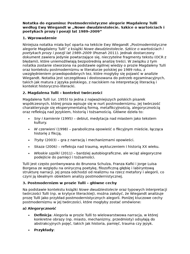 Magdalena Tulli | PDF