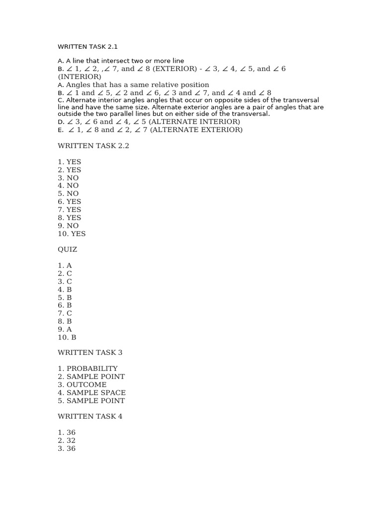 Written Task 2 DR CV | PDF