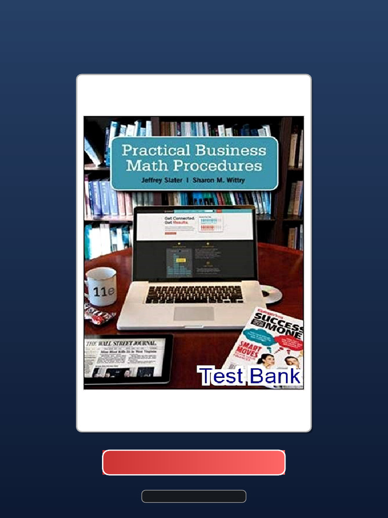 Get Test Bank For Practical Business Math Procedures 11th Edition ...