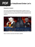 Fgo - Complete Story Guide | PDF