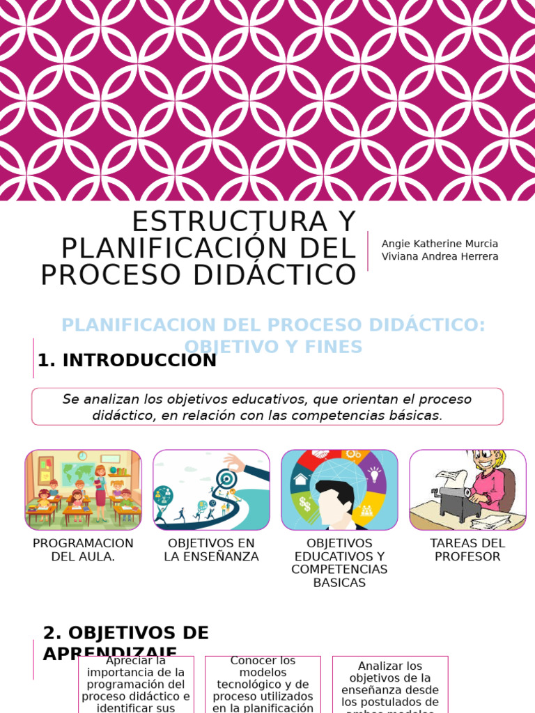 Estructura y Planificación Del Proceso Didáctico | PDF | Plan de ...