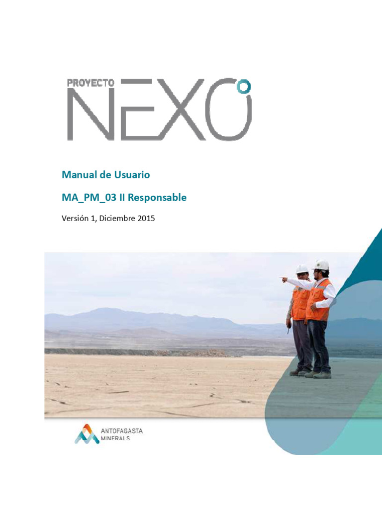 MA - PM - 03 II - Responsable | PDF | Planificación | Ingeniería de ...