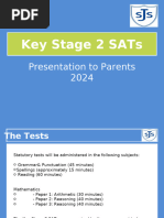 2025 Key Stage 2 National Curriculum Tests - Information For Parents ...