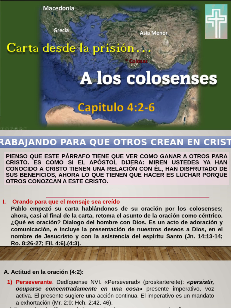 Diapositivas Col 4 2 6 | PDF | Oración | Cristo (título)