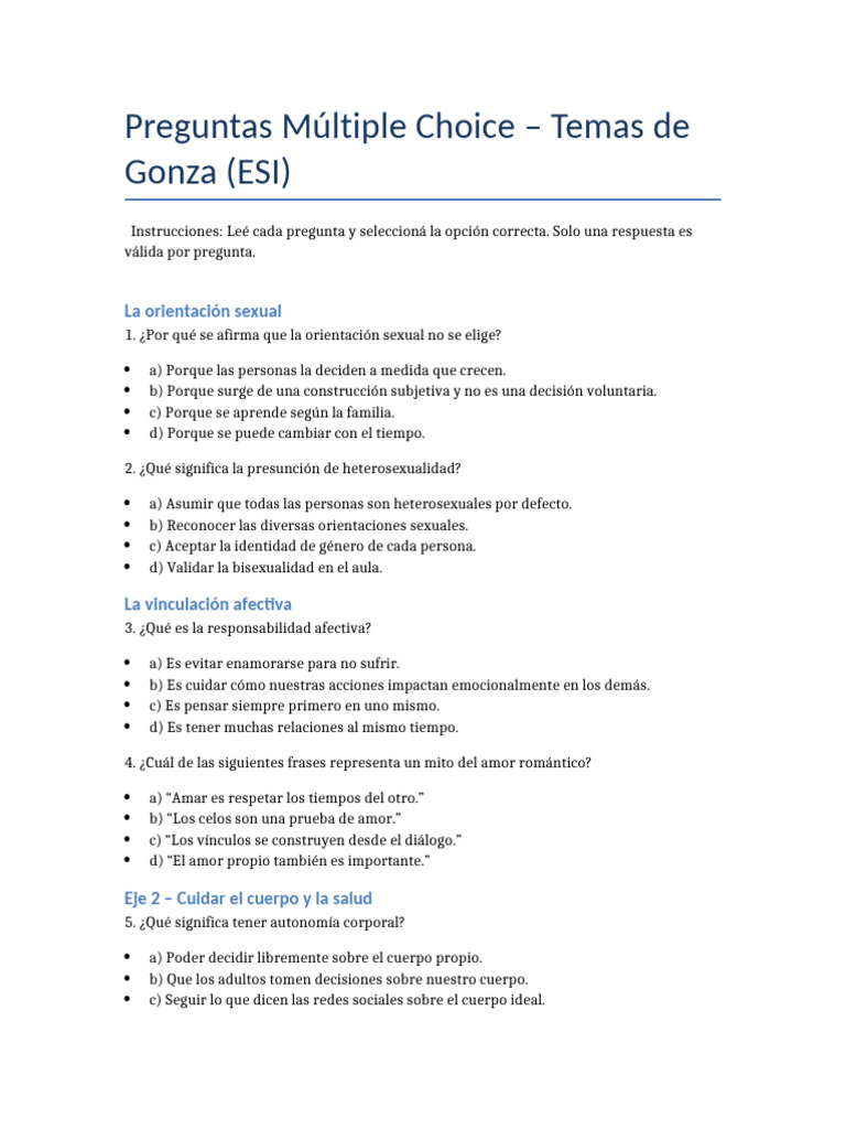Multiple Choice Temas Gonza ESI | PDF