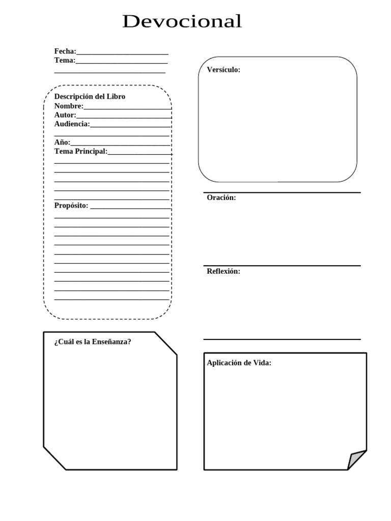 Formato Devocional | PDF