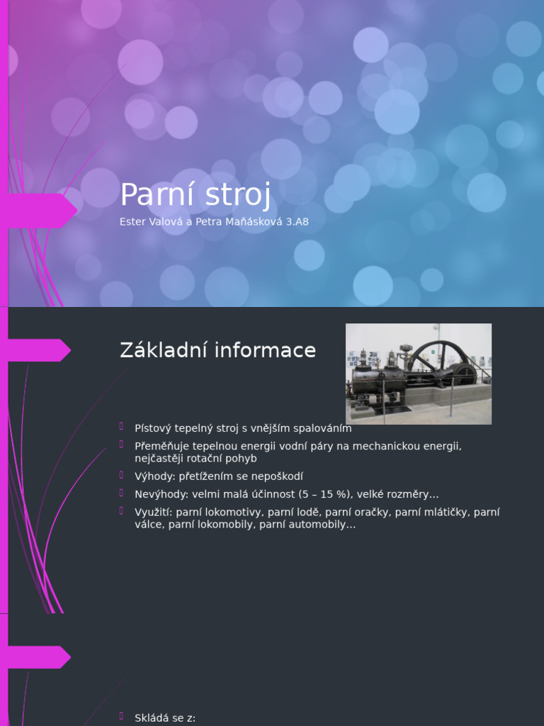 Parní Stroj Prezentace | PDF