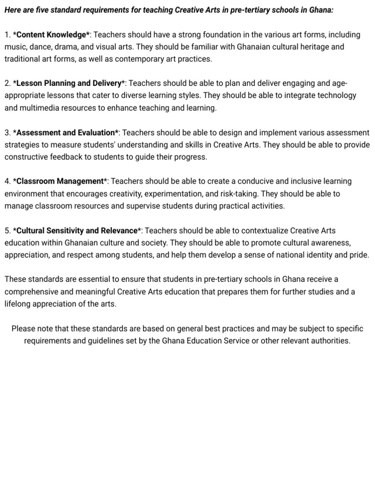 Requirements of A Teacher | PDF