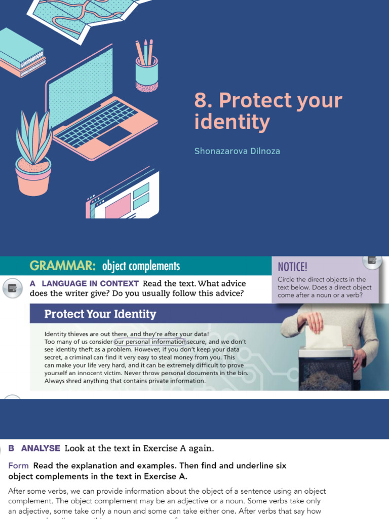 L-8. Protect Your Identity | PDF