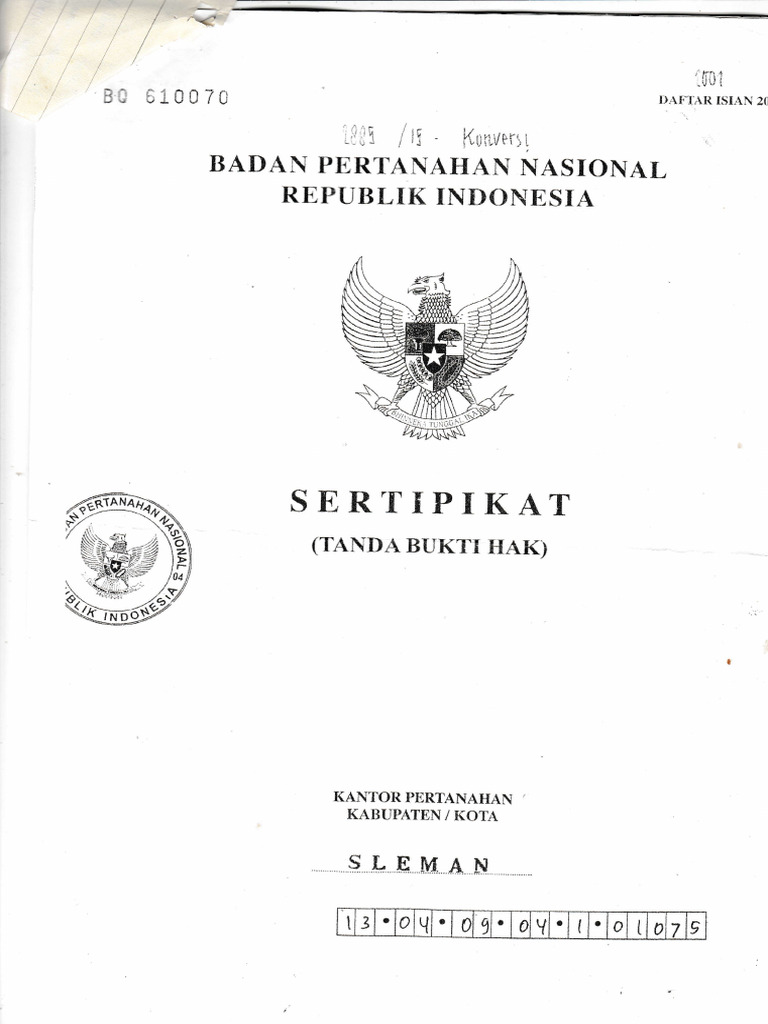Contoh Surat Ijo Pertanahan Sleman | PDF