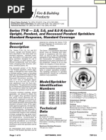Tyco TY3531 TFP181 - 08 - 2022 | PDF | Fire Sprinkler System | Building Engineering