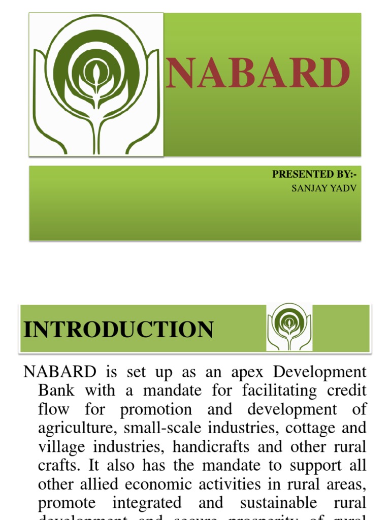 NABARD | PDF | Reserve Bank Of India | Banks