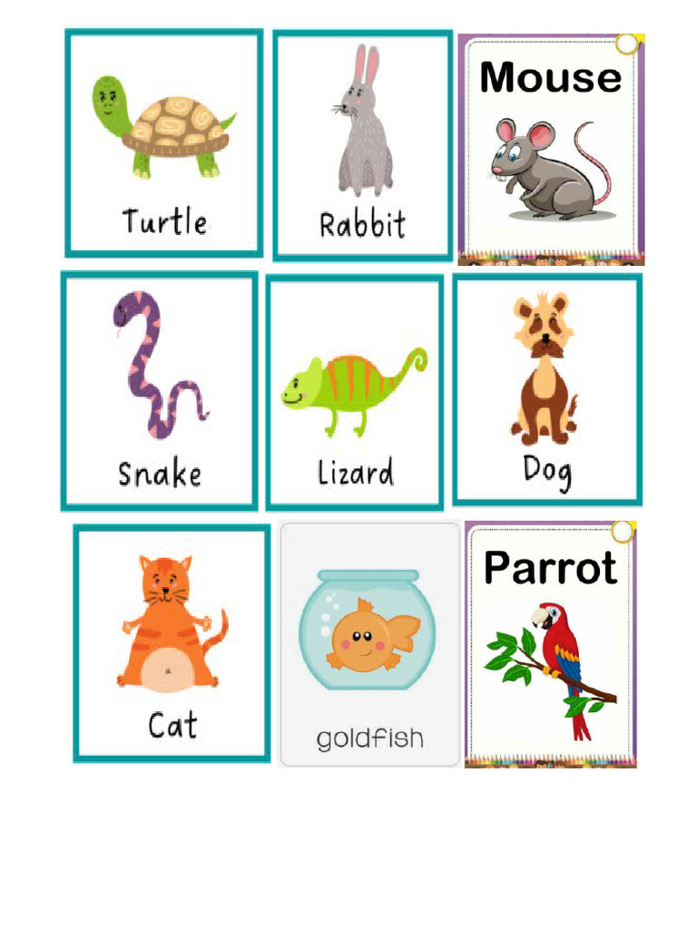 Ingles Animales | PDF