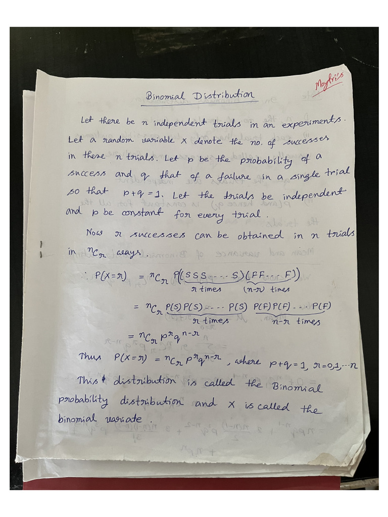 Binomial Distribution | PDF