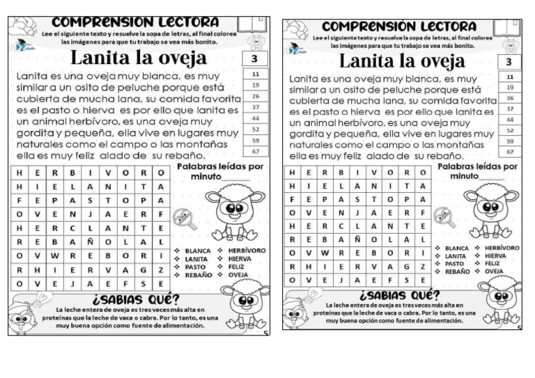 Lectura La Oveja | PDF