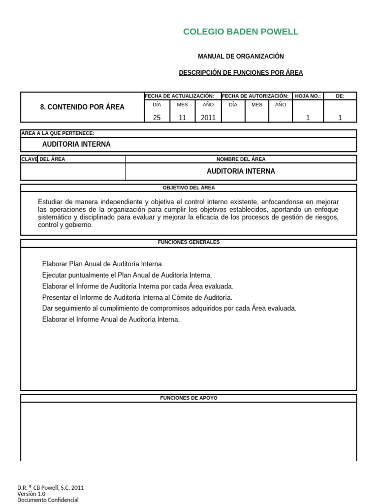 Ejemplo Programa Auditoría | PDF | Auditoría | Business